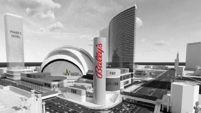 New Rendering Shows Off Possible A's Ballpark in Las Vegas - VegasNews.com - Las Vegas News
