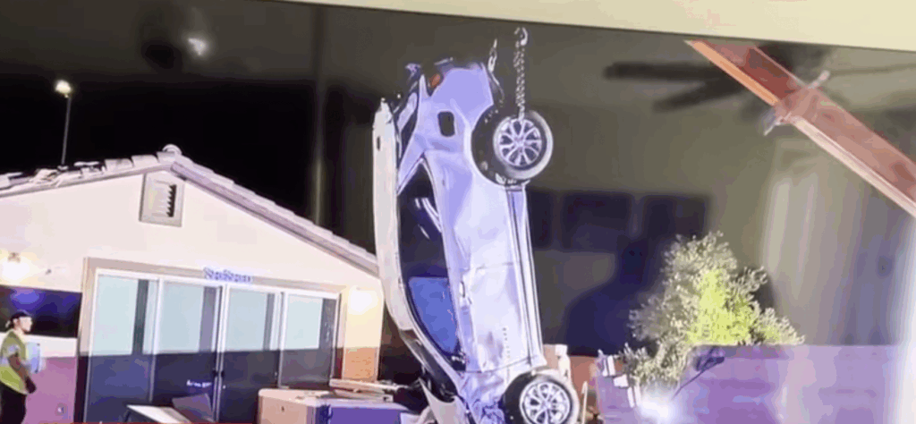 Shocking Video: Car Flys Into Backyard, Ejecting Driver Into Pool In ...
